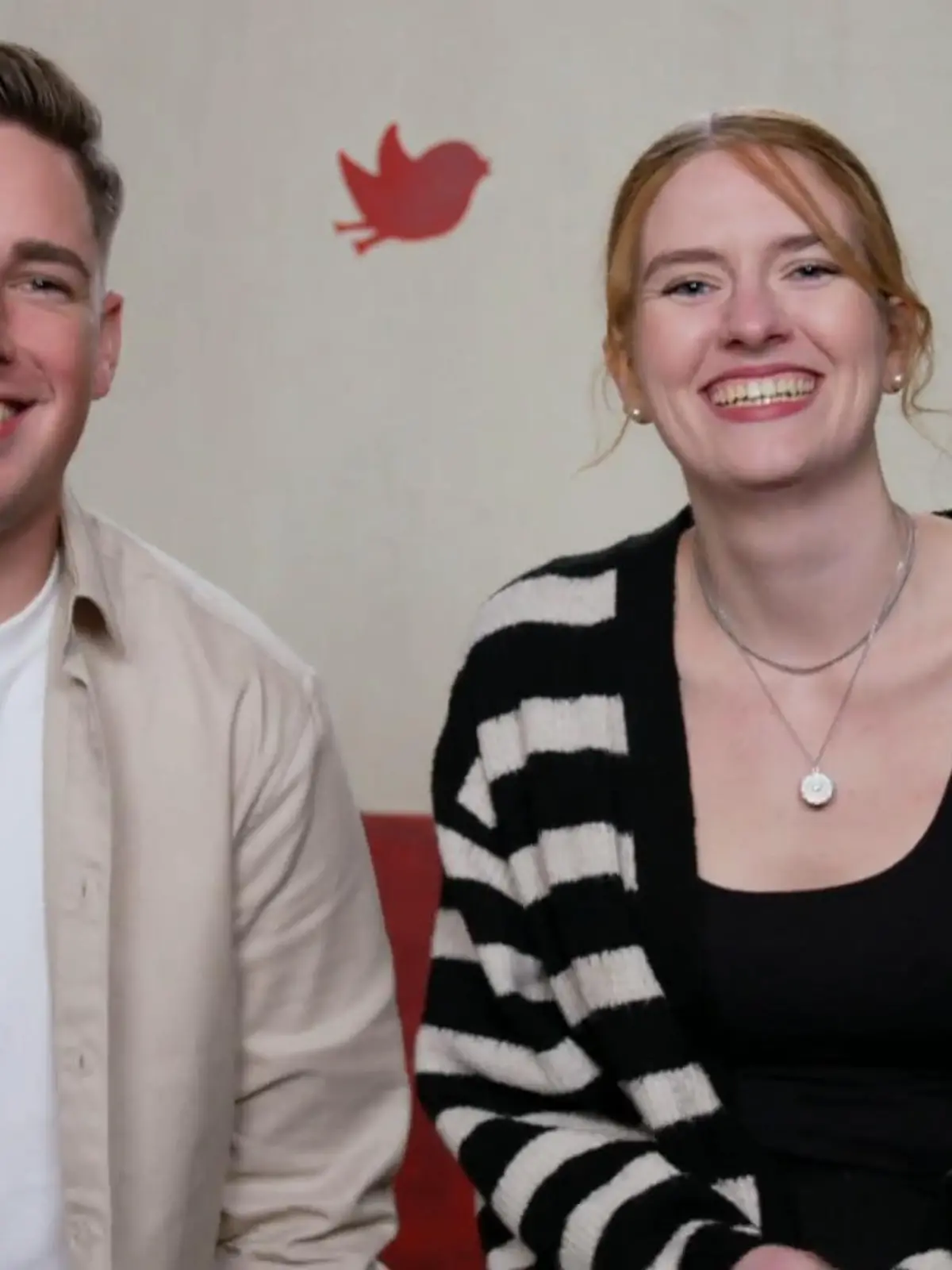 Strahlend: Bernhard und Alice: wollen sie ein weiteres Date?