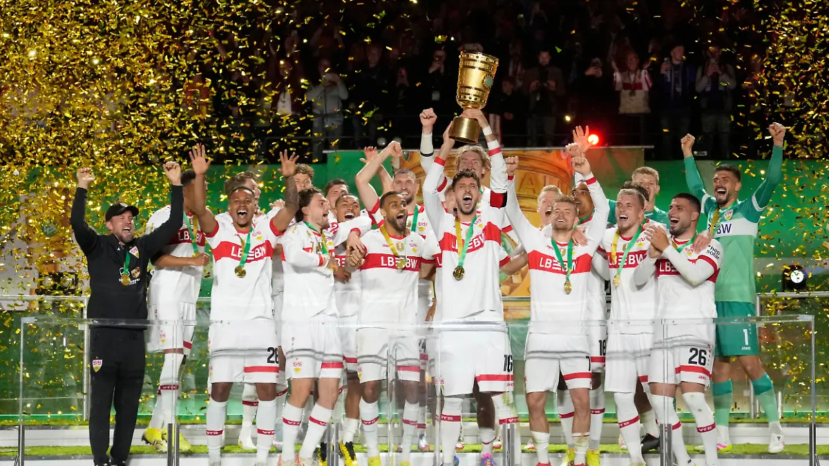 VfB Stuttgart gewinnt den DFB-Pokal durch einen Sieg gegen Arminia Bielefeld