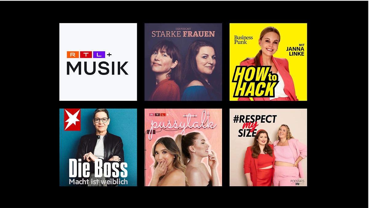 Fünf Podcasts voller Frauenpower auf RTL+ Musik