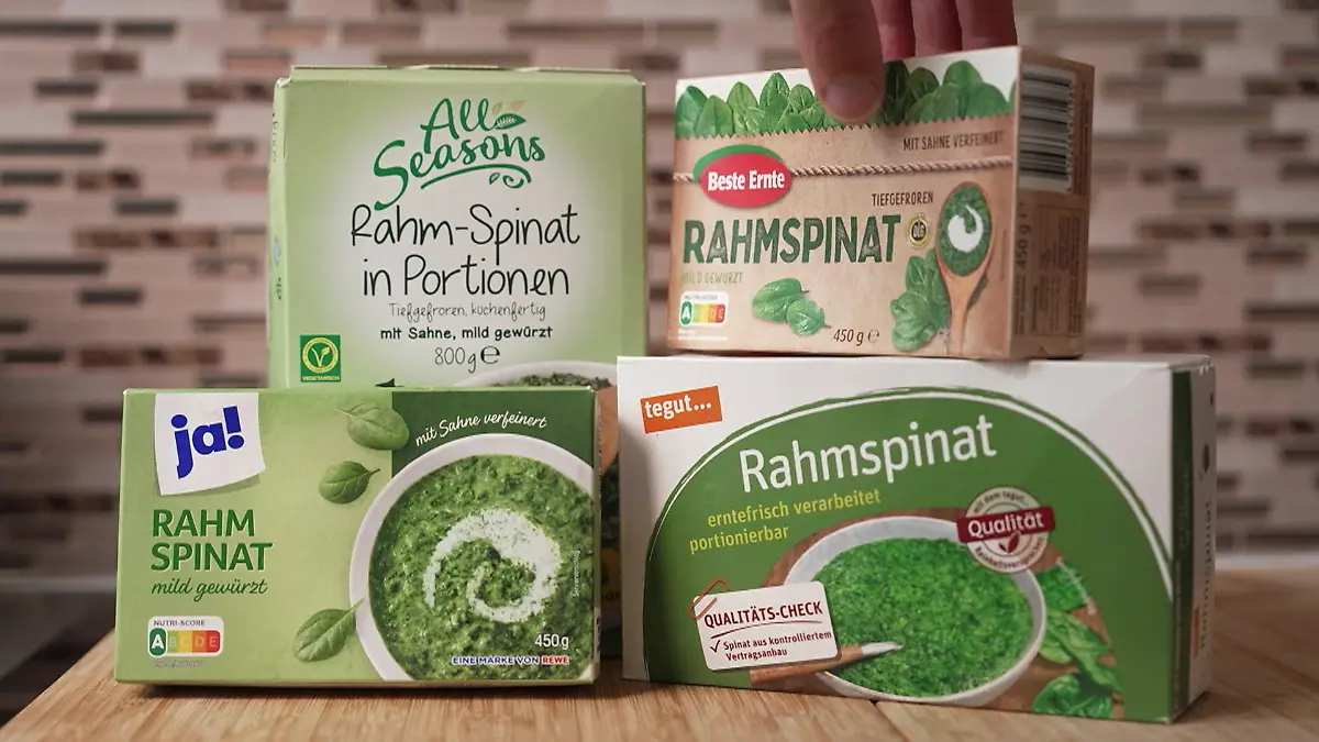Ausgeblubbt!: Dieser Marken-Rahmspinat floppt bei Öko-Test