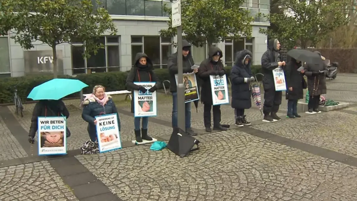 "Absichten nicht friedlich!": Religiöser Protest gegen Abtreibung