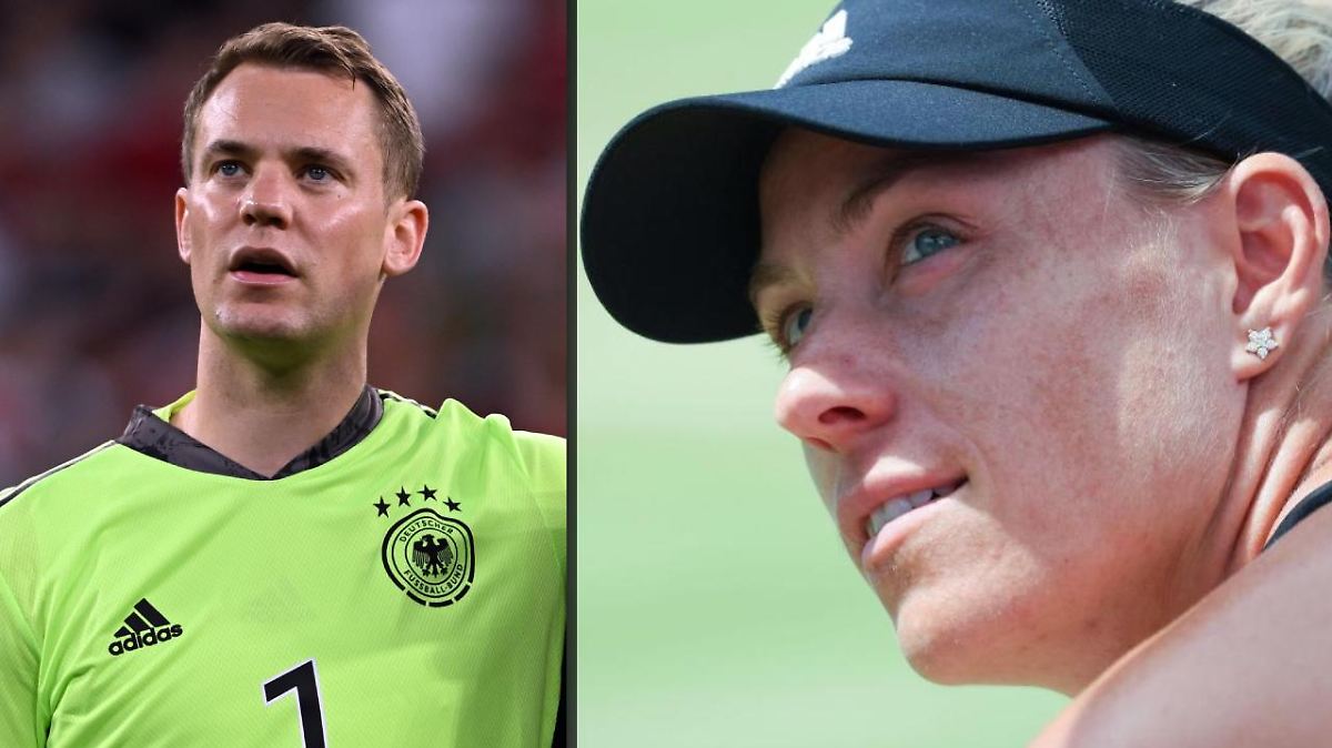 Strahlen wie die Profis? Manuel Neuer und schwangere Angelique Kerber ...