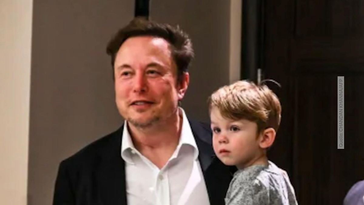 Süßer Mini-Elon: Elon Musk: Seltener Auftritt mit seinem Sohn X Æ A-XII