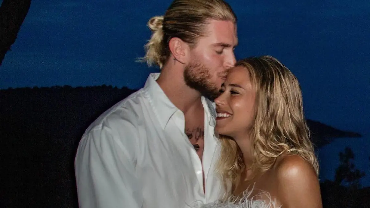 Bei der Hochzeit von Loris Karius und Diletta Leotta: Michelle Hunziker ...