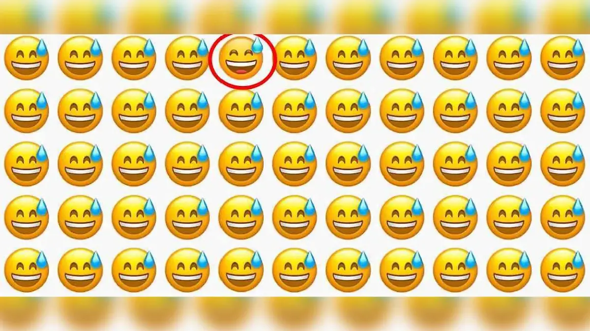 Lustiges Emoji-Suchbild: Ein Smiley lacht anders - aber welcher?