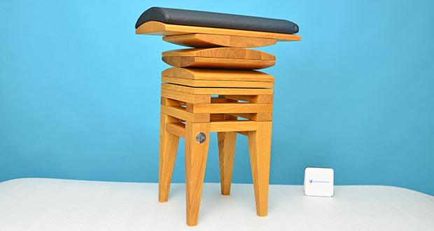 MiShu Classic Eiche – Der bewegliche Holzstuhl für aktives Sitzen – RTL ...