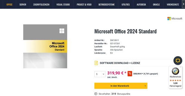 Microsoft Office 2024 Standard: Test & Erfahrung zur dauerhaften Lizenz